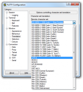 Downtown Doug Brown » Fix for PuTTY displaying â instead of quotes when ...
